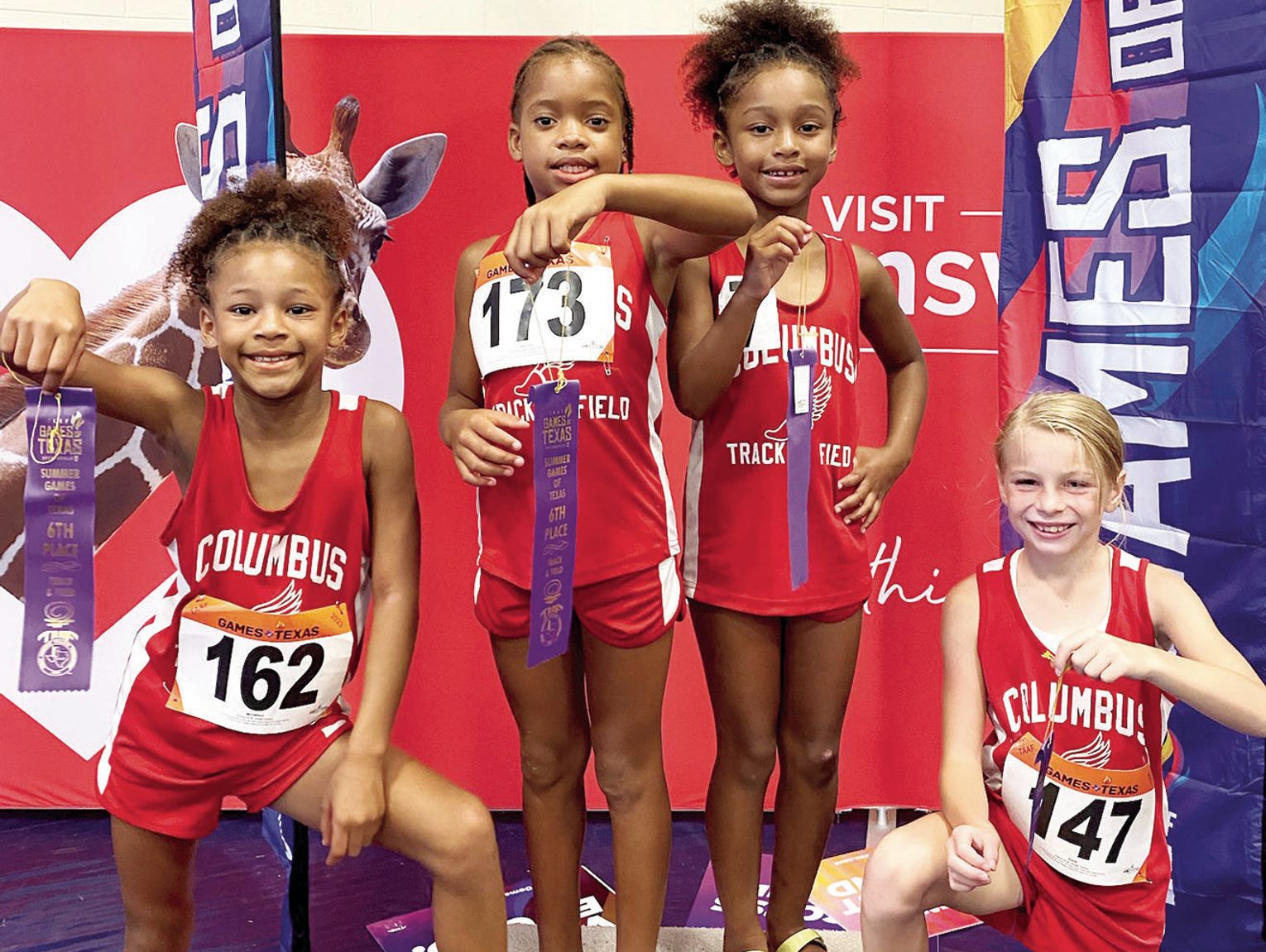 Columbus youth track performs well at state