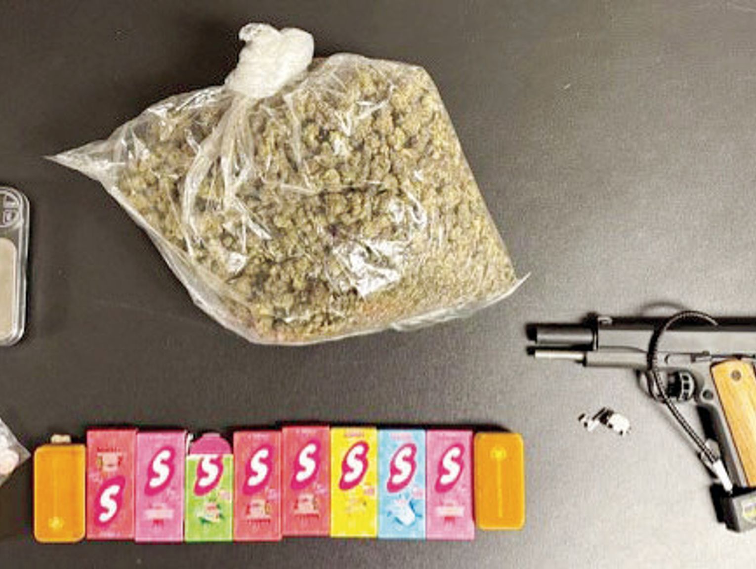 Drugs, loaded firearm found in traffic stop