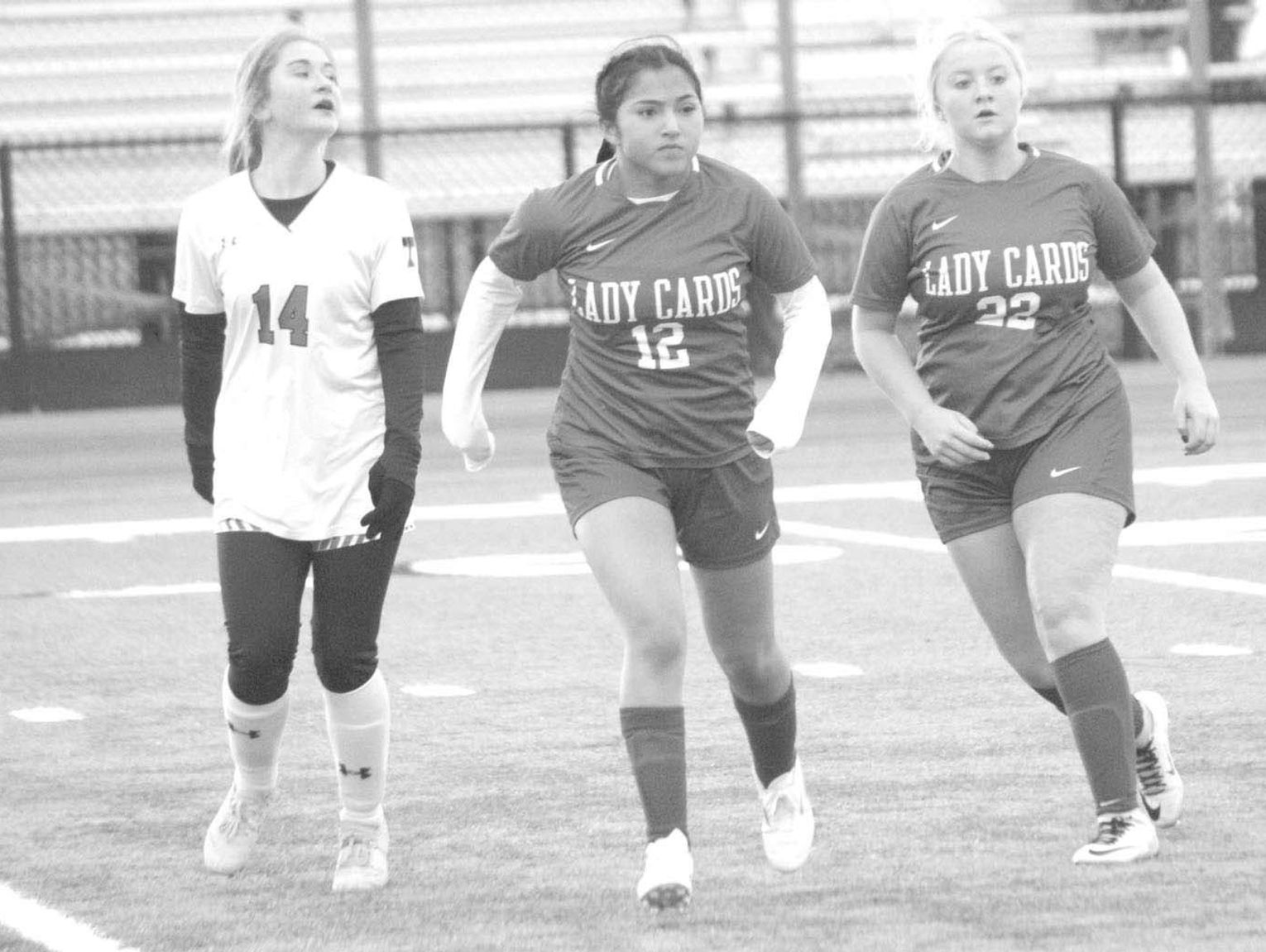 Eight Lady Cards selected to the All-District team