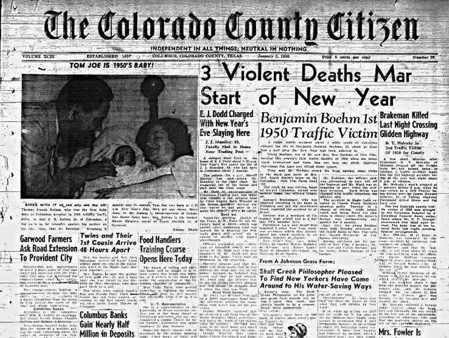 Looking back in time