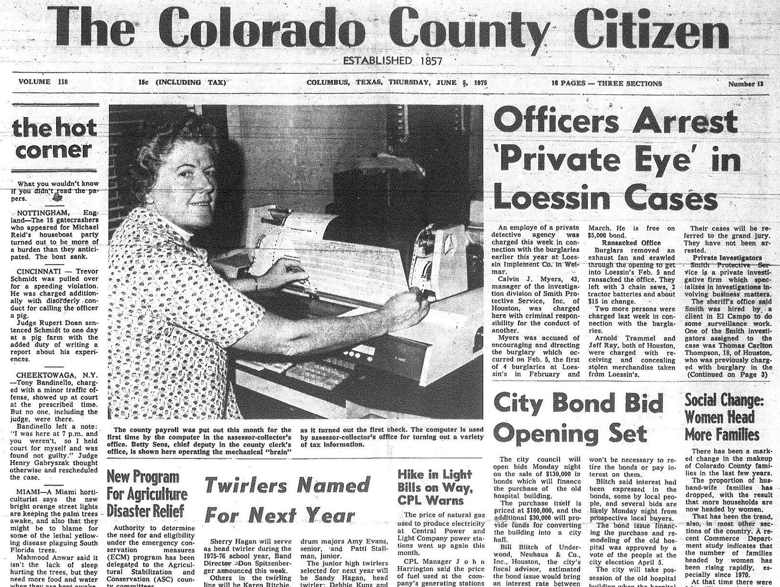 Looking back in time