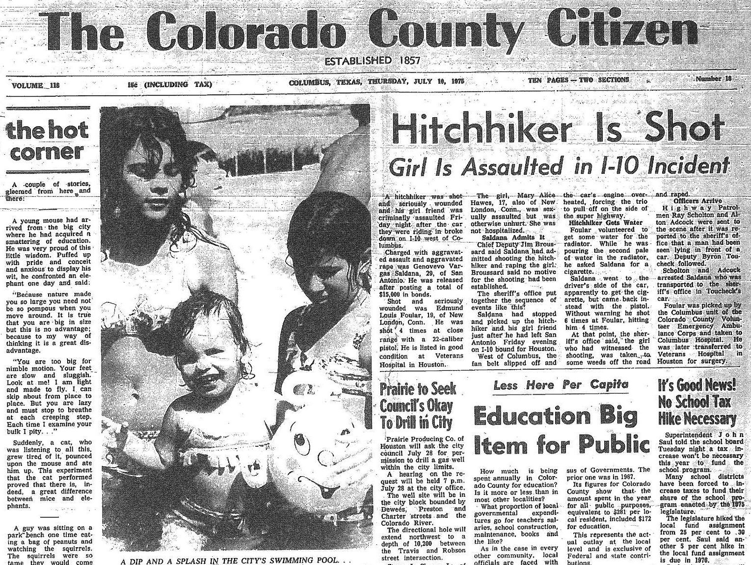 Looking back in time