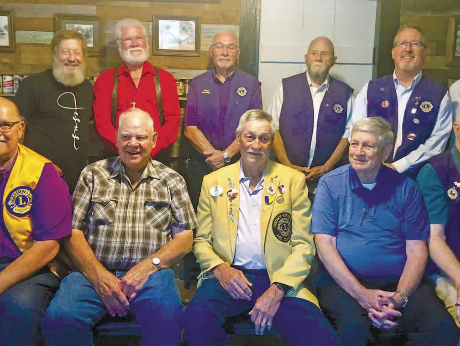 WEIMAR LIONS INSTALL OFFICERS