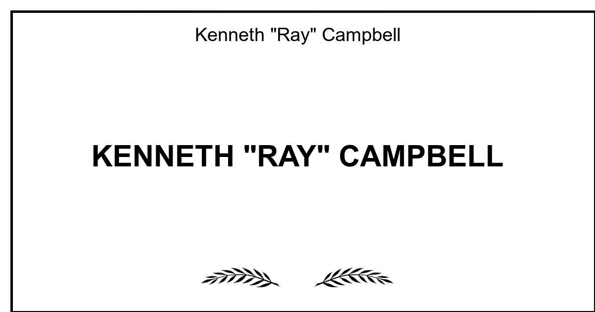 Obituary: KENNETH Obituary: KENNETH